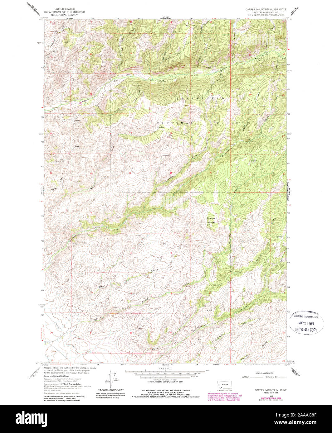 Geological survey map copper hi-res stock photography and images - Alamy