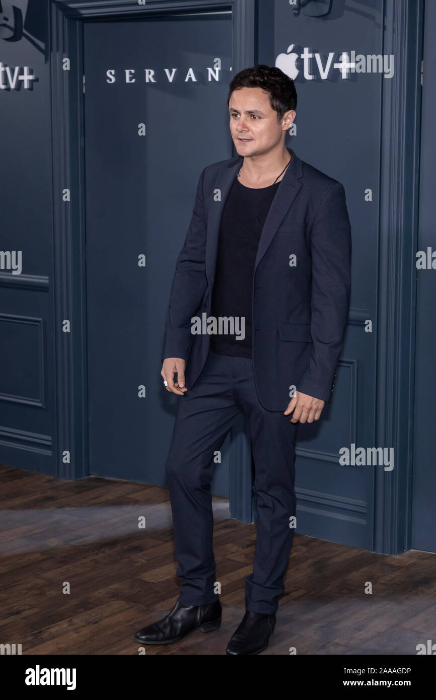 Brooklyn, NY, USA - November 19, 2019: Arturo Castro attends Apple TV+ ...