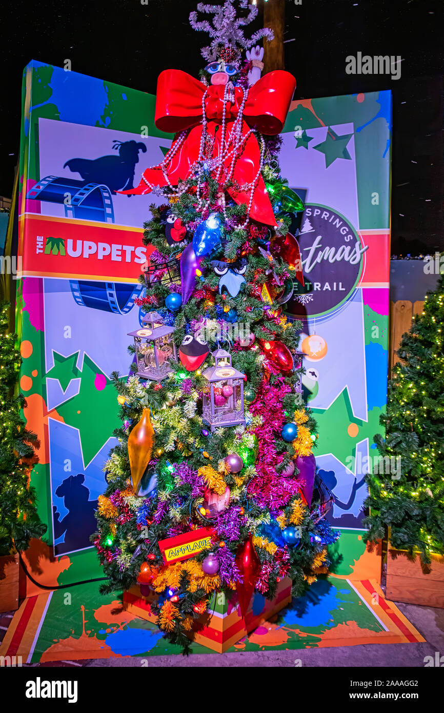 The Muppets themed Christmas tree on the Disney Christmas tree trail ...