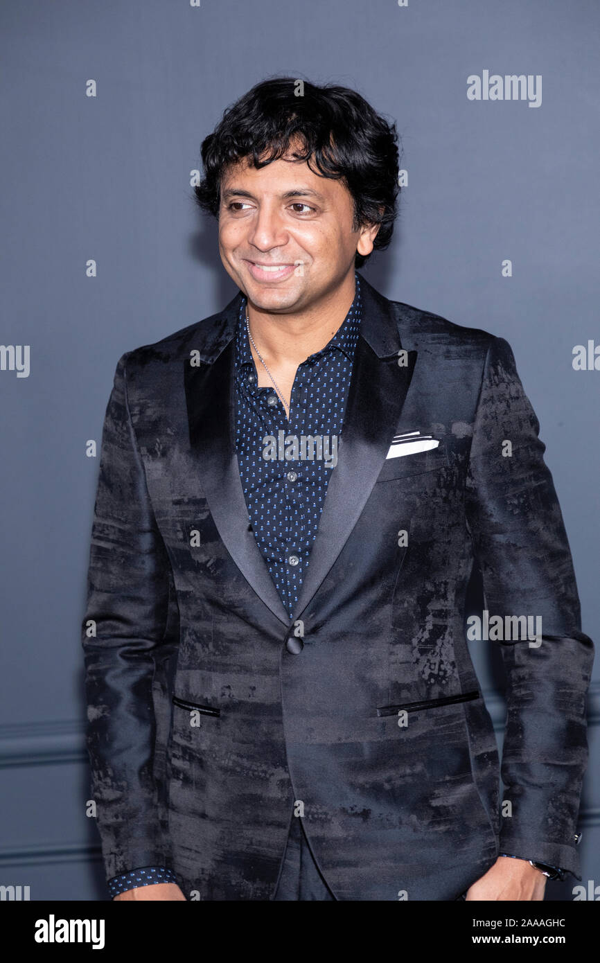 Brooklyn, NY, USA - November 19, 2019: M. Knight Shyamalan attends ...