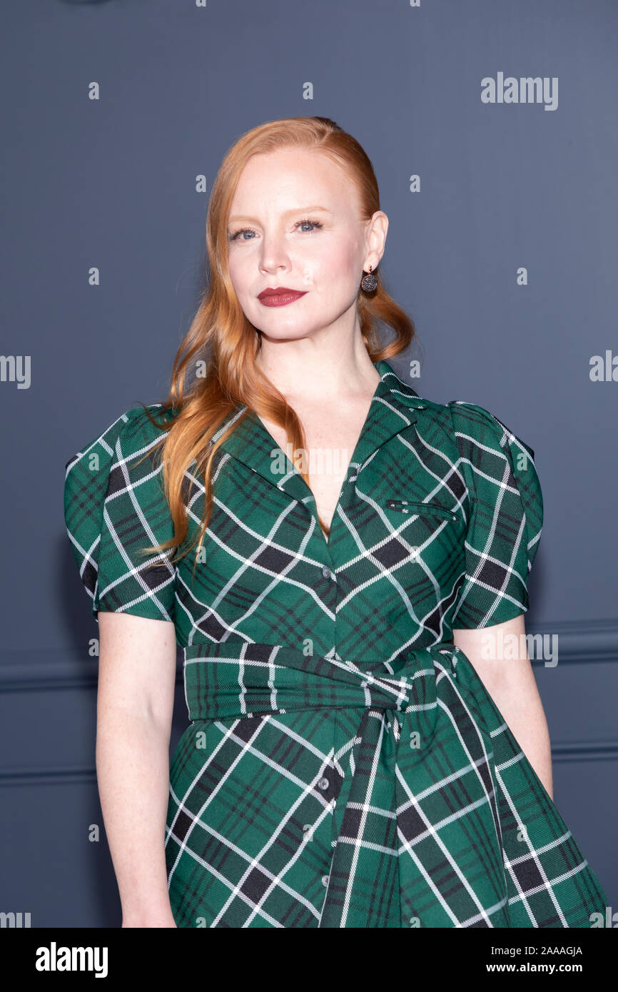 Brooklyn, NY, USA - November 19, 2019: Lauren Ambrose attends Apple TV+ ...