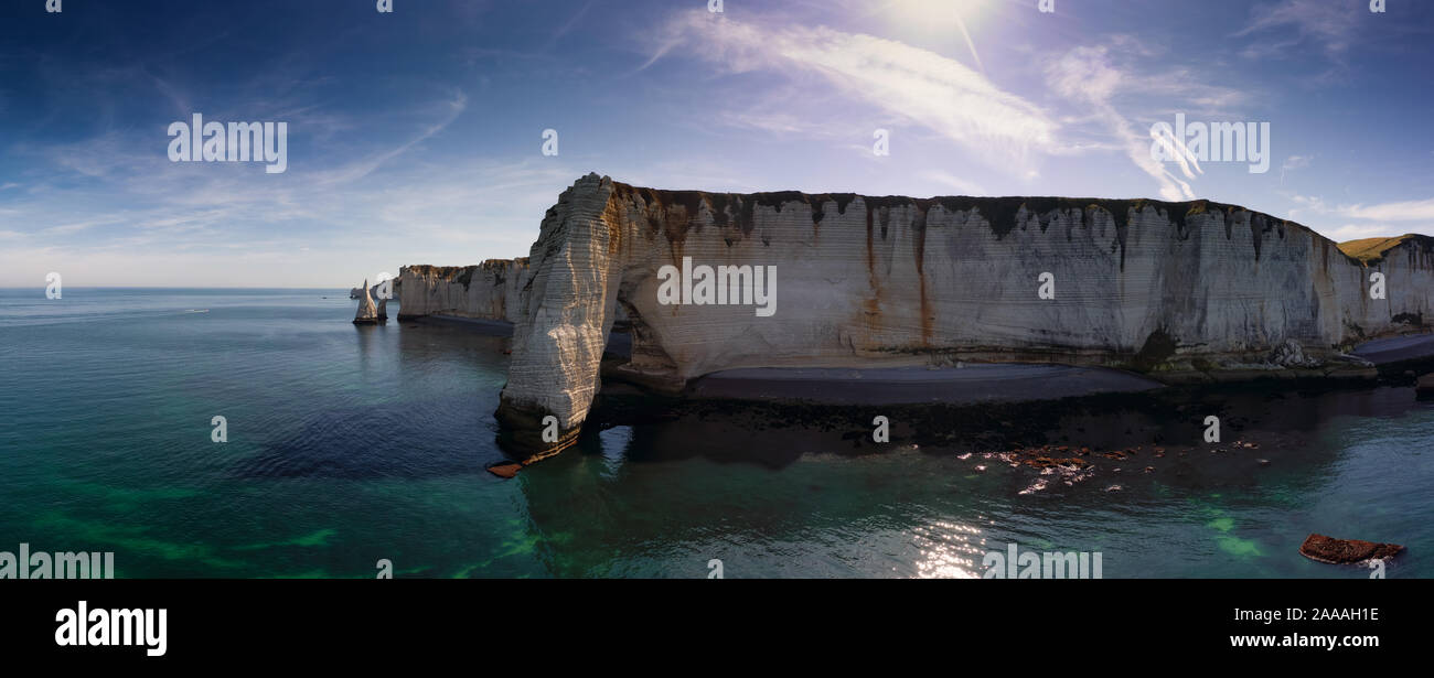 Atlantic coast, Etretat, France Stock Photo - Alamy
