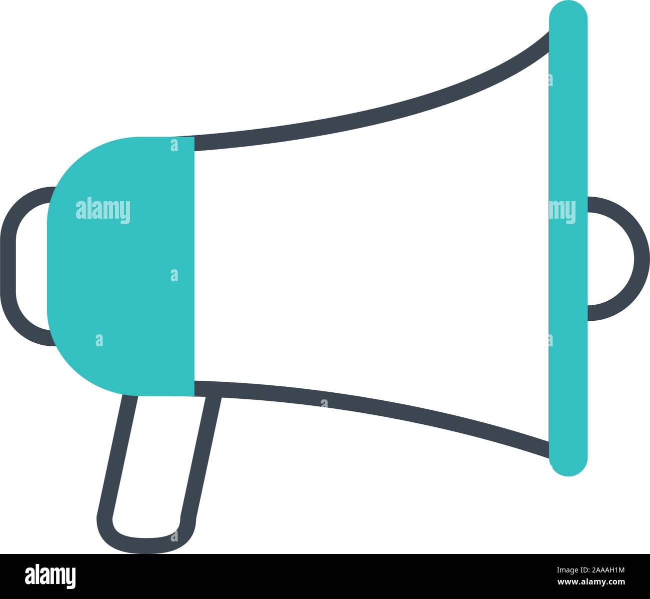 megaphone sound device isolated icon Stock Vector Image & Art - Alamy