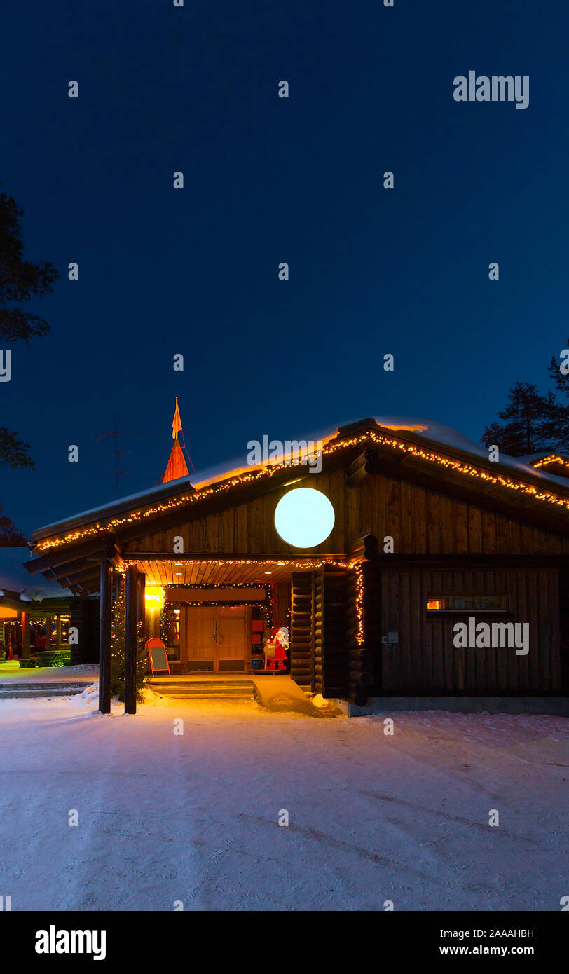Santa Claus Office in Santa Village Finnish Lapland Scandinavia new ...