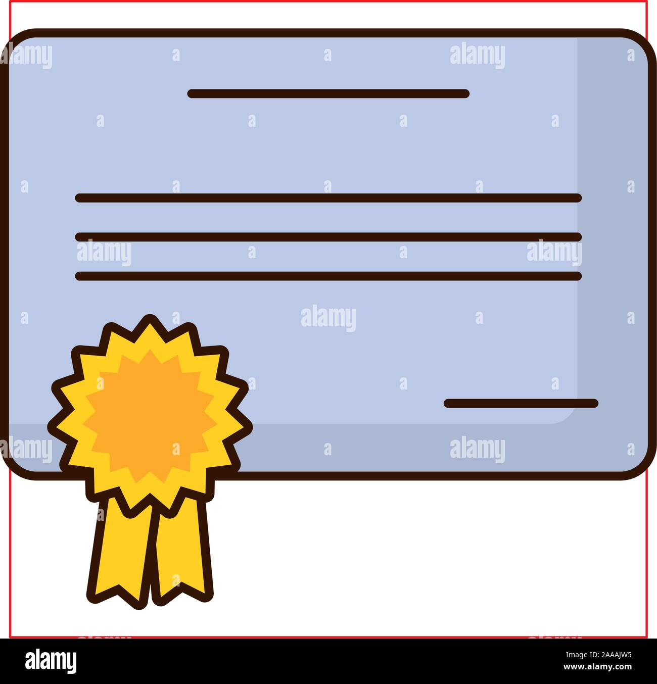 graduation diploma paper isolated icon Stock Vector Image & Art - Alamy