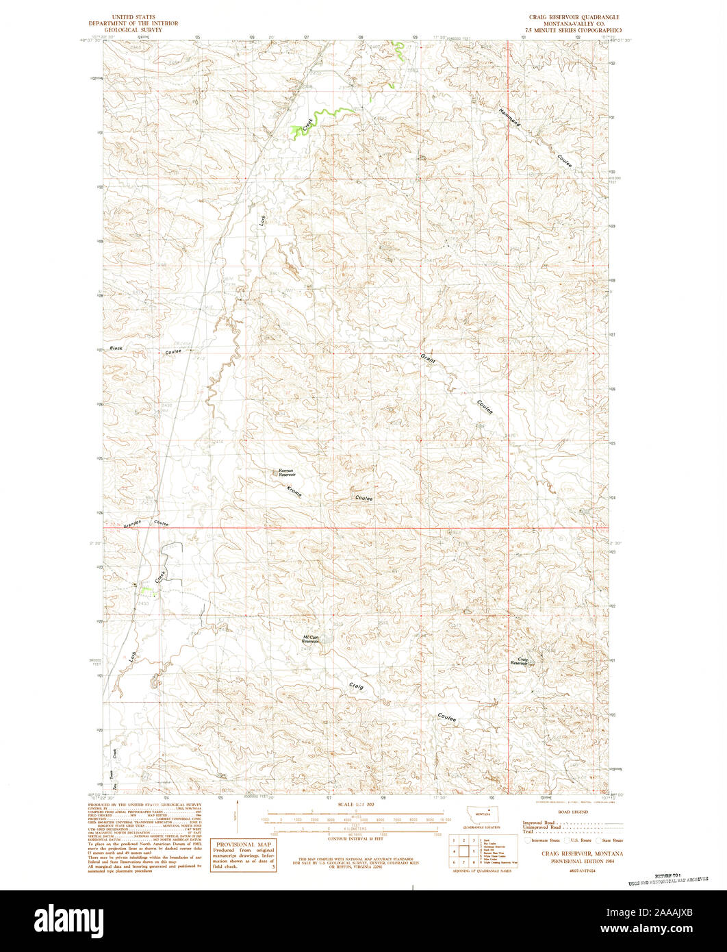 Map of craig Cut Out Stock Images & Pictures - Alamy