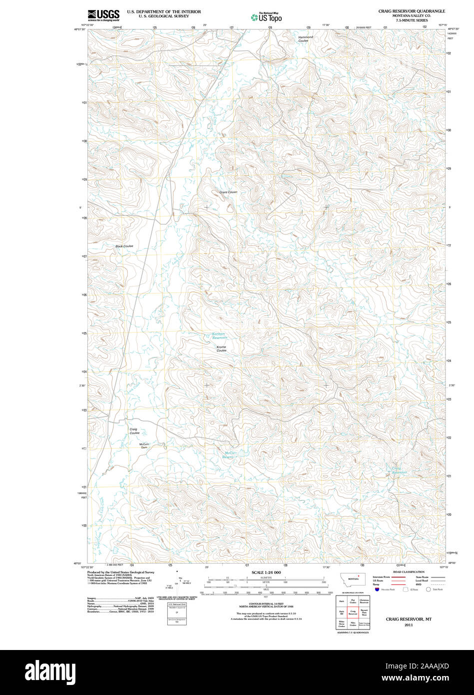 Map of craig Cut Out Stock Images & Pictures - Alamy