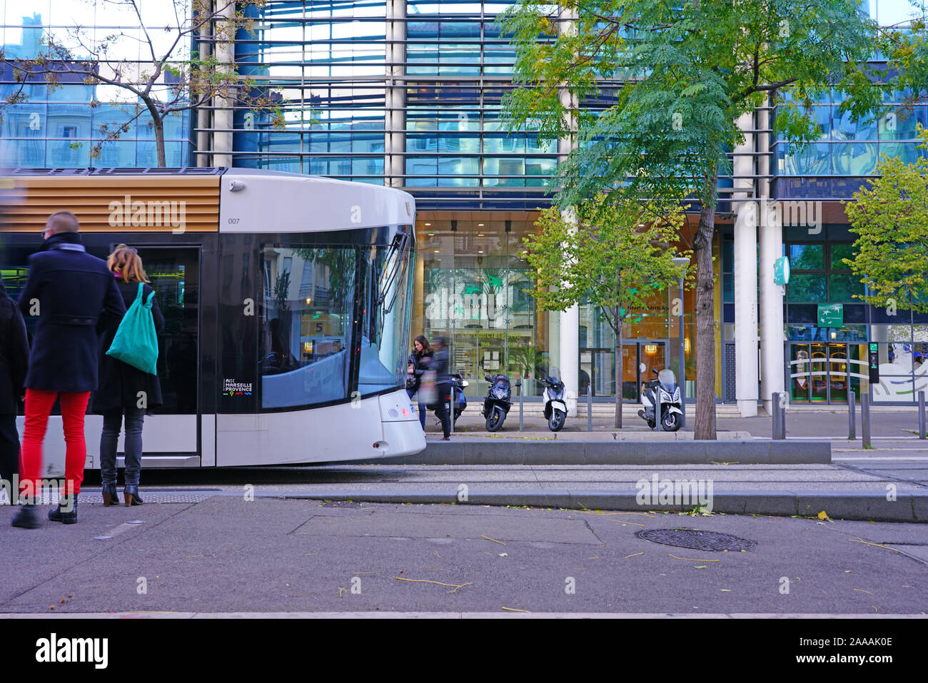 Tramway rail railway lightrail hi-res stock photography and images - Alamy