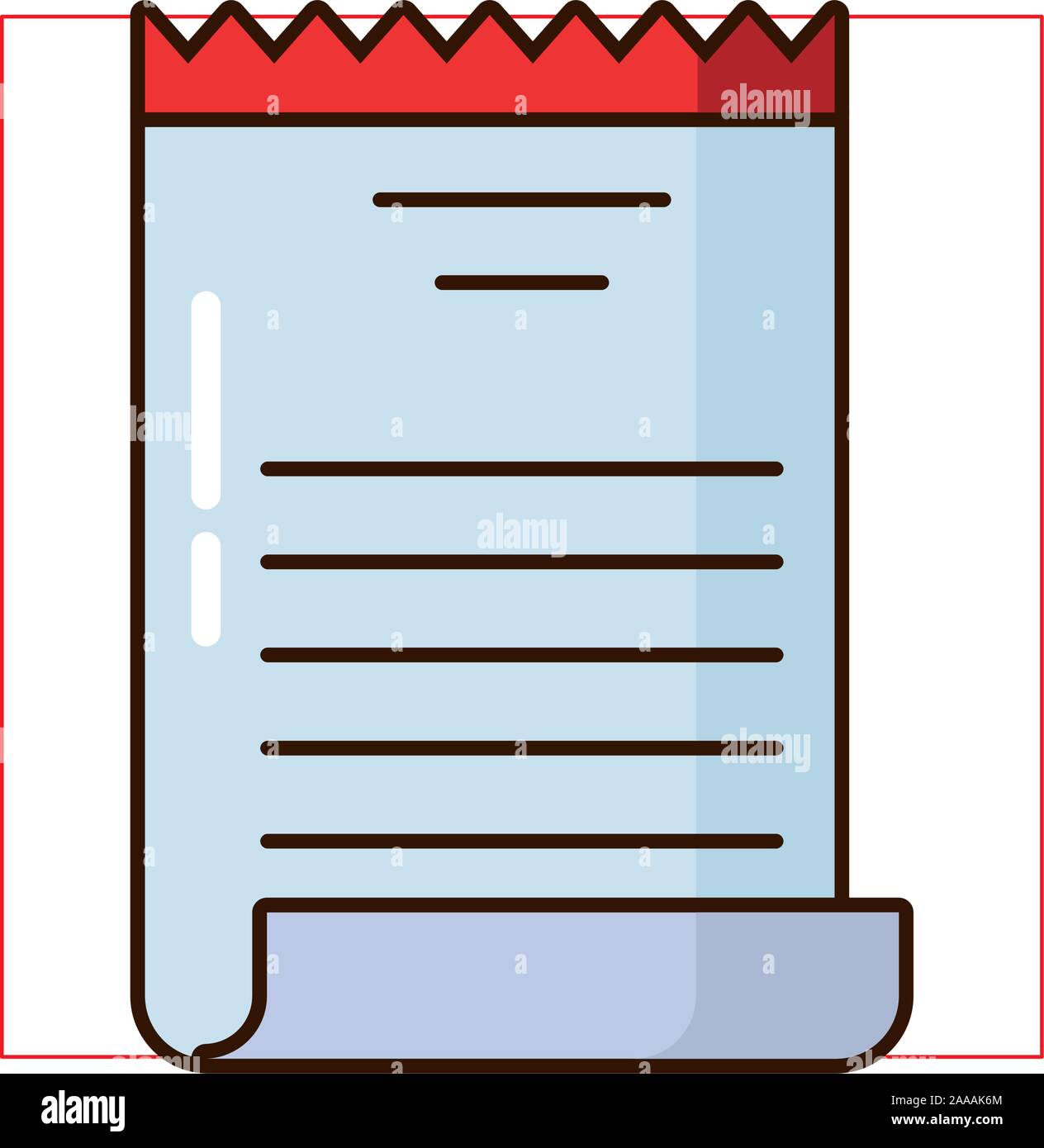 Credit note receipt Cut Out Stock Images & Pictures - Alamy