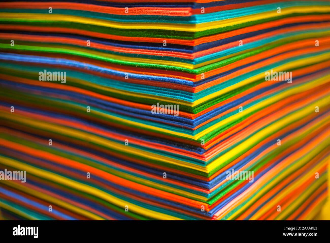 pile of colored thick fabric Stock Photo - Alamy