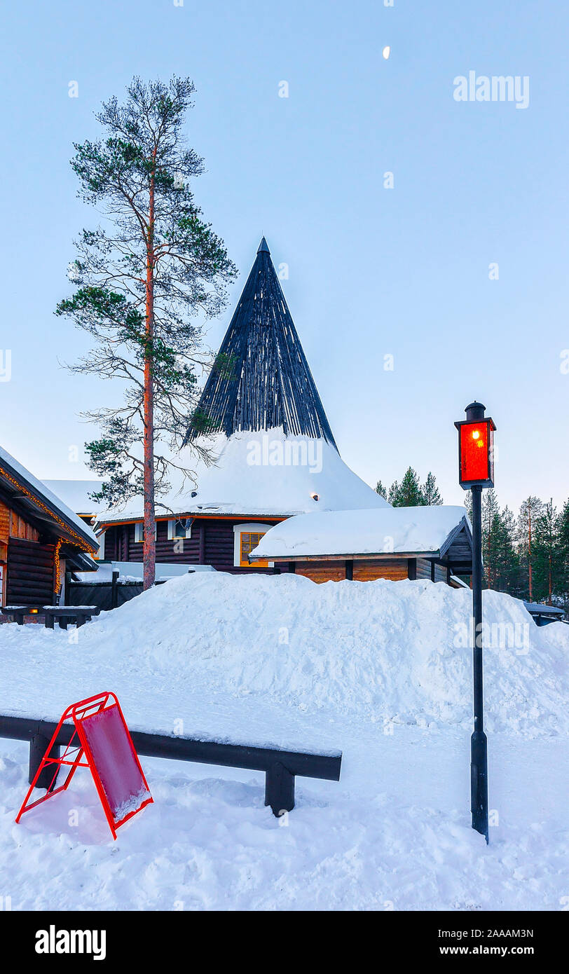 Santa Claus Post Office at Santa Village sunset new Stock Photo - Alamy