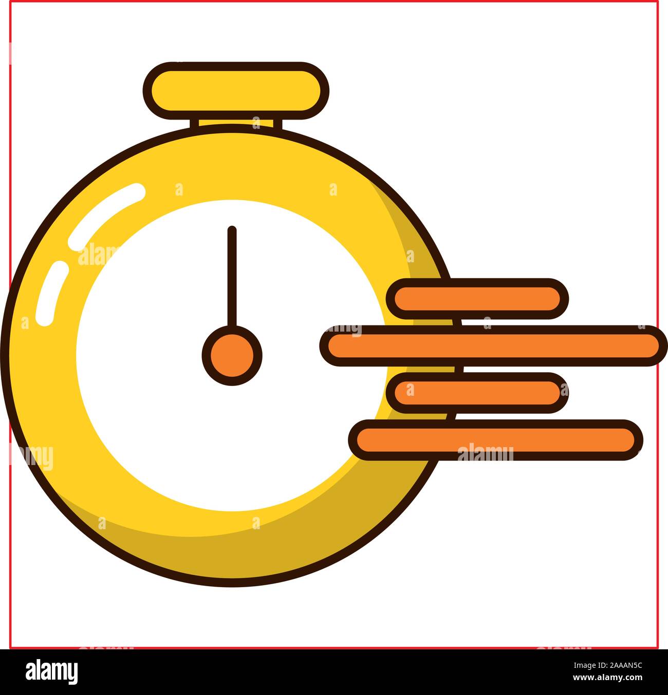 timer chronometer speed isolated icon Stock Vector Image & Art - Alamy