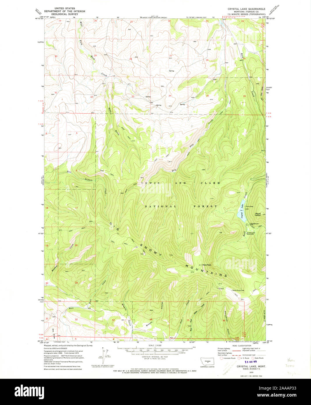 Map of lake crystal Cut Out Stock Images & Pictures - Alamy