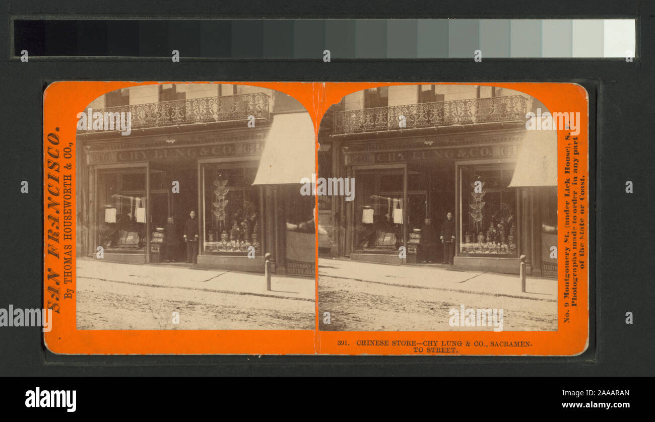 Chinese store, Chy Lung & Co., Sacramento Street.; Chinese store, Chy ...