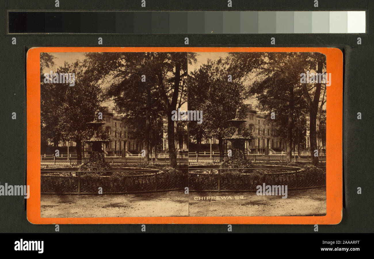 Chippewa Square, Savannah, Ga.; Chippewa Square, Savannah, Ga Stock ...