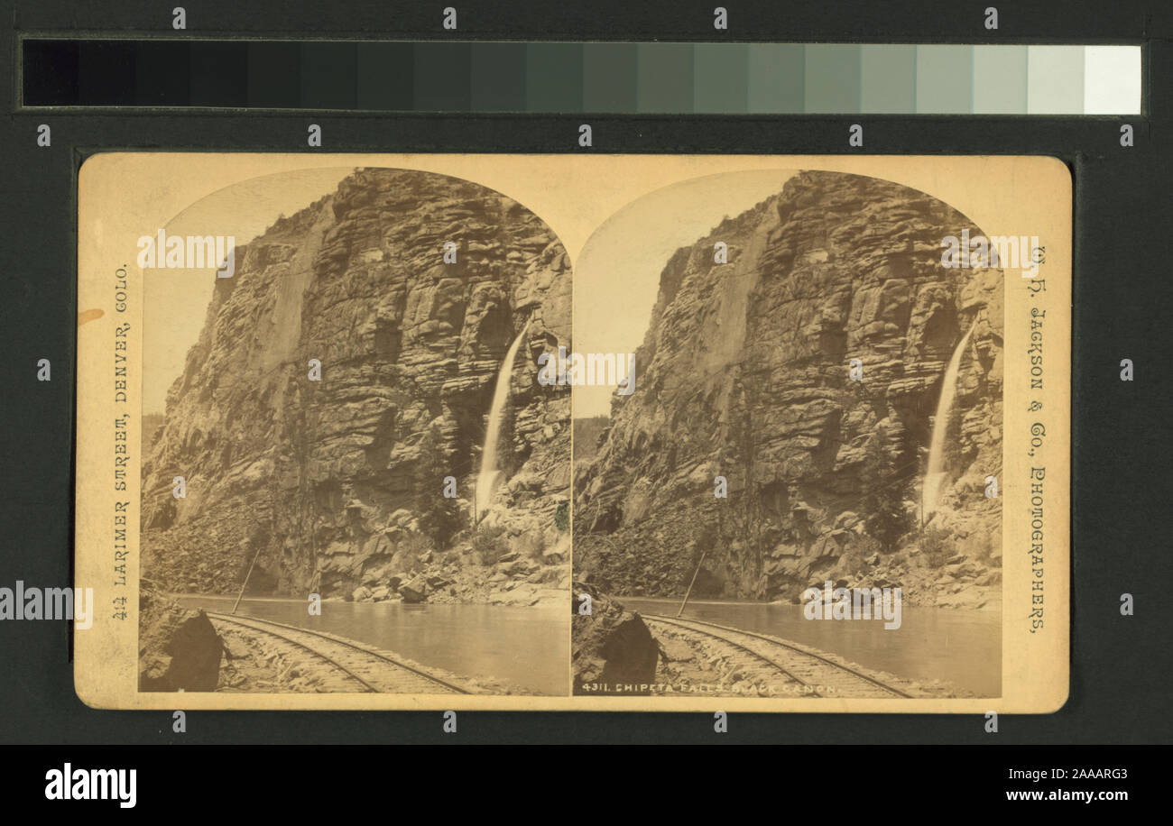 Chipeta Falls, Black Canon [Canyon].; Chipeta Falls, Black Canon ...