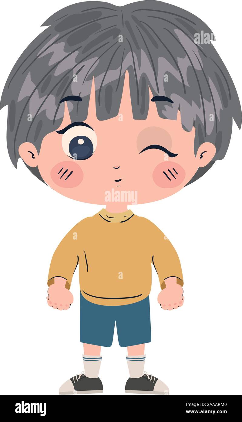 Isolated boy cartoon vector design Stock Vector Image & Art - Alamy