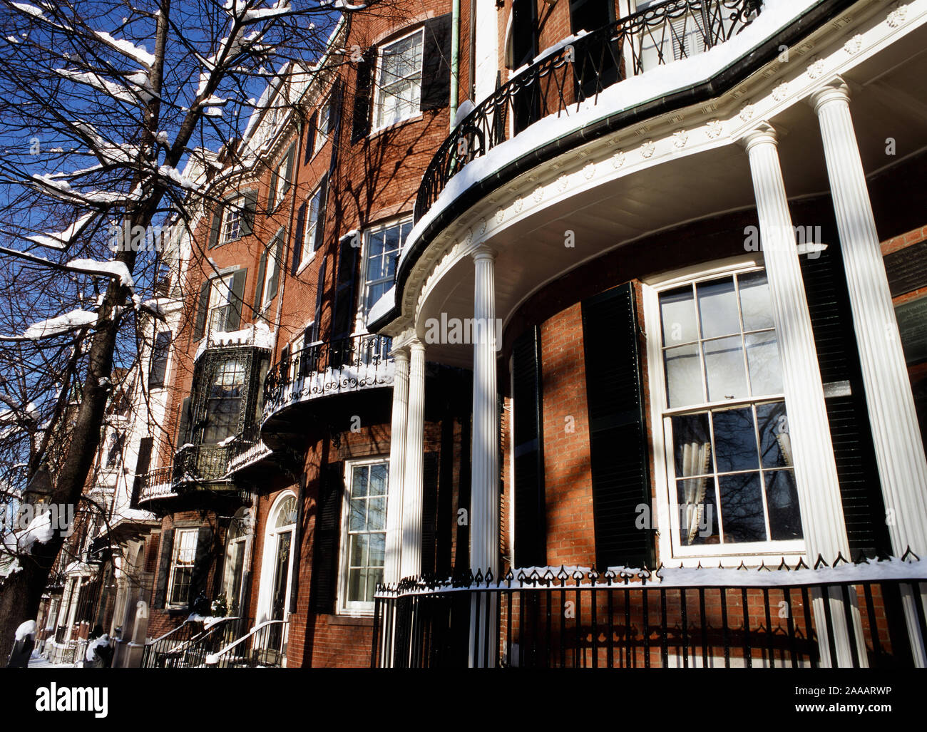 Beacon street boston hi-res stock photography and images - Alamy