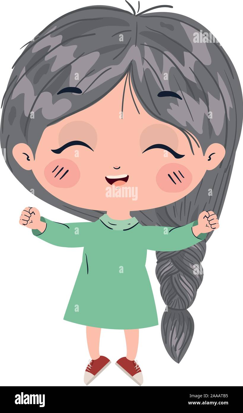 Isolated girl cartoon vector design Stock Vector Image & Art - Alamy