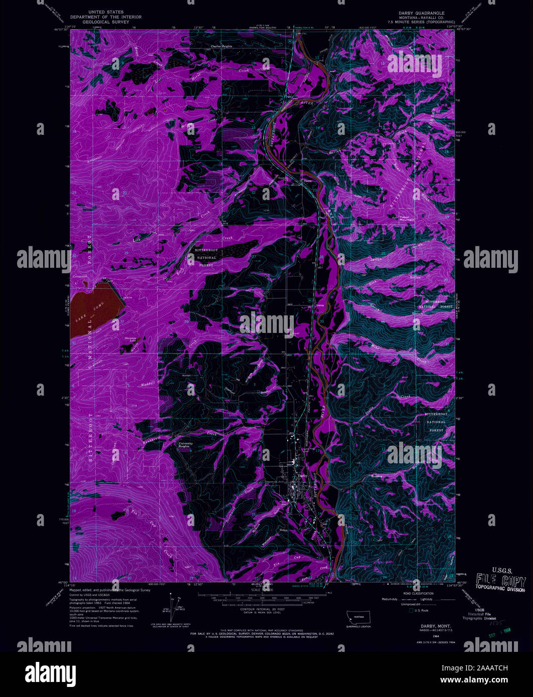 Darby map hi-res stock photography and images - Alamy