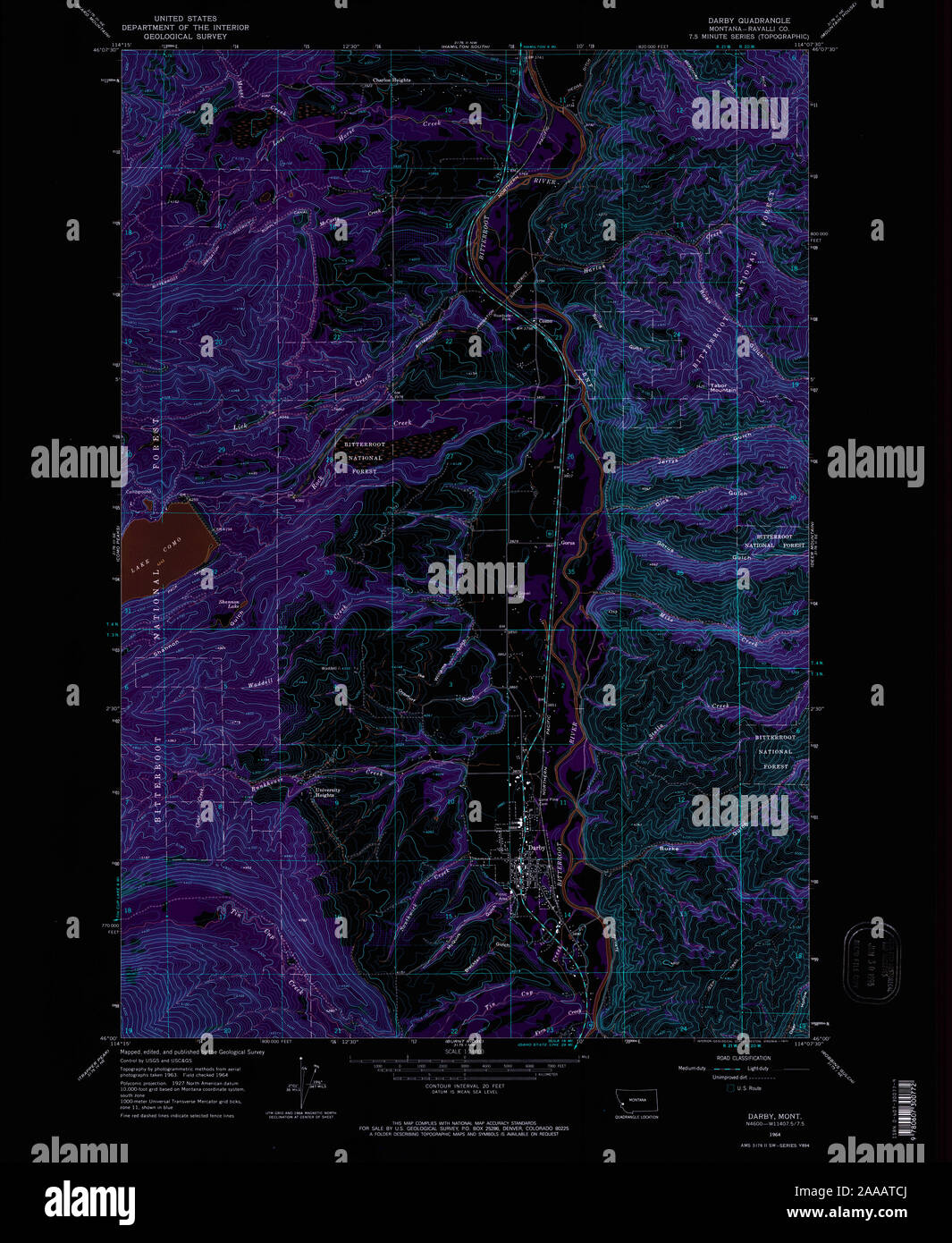 Darby map hi-res stock photography and images - Alamy