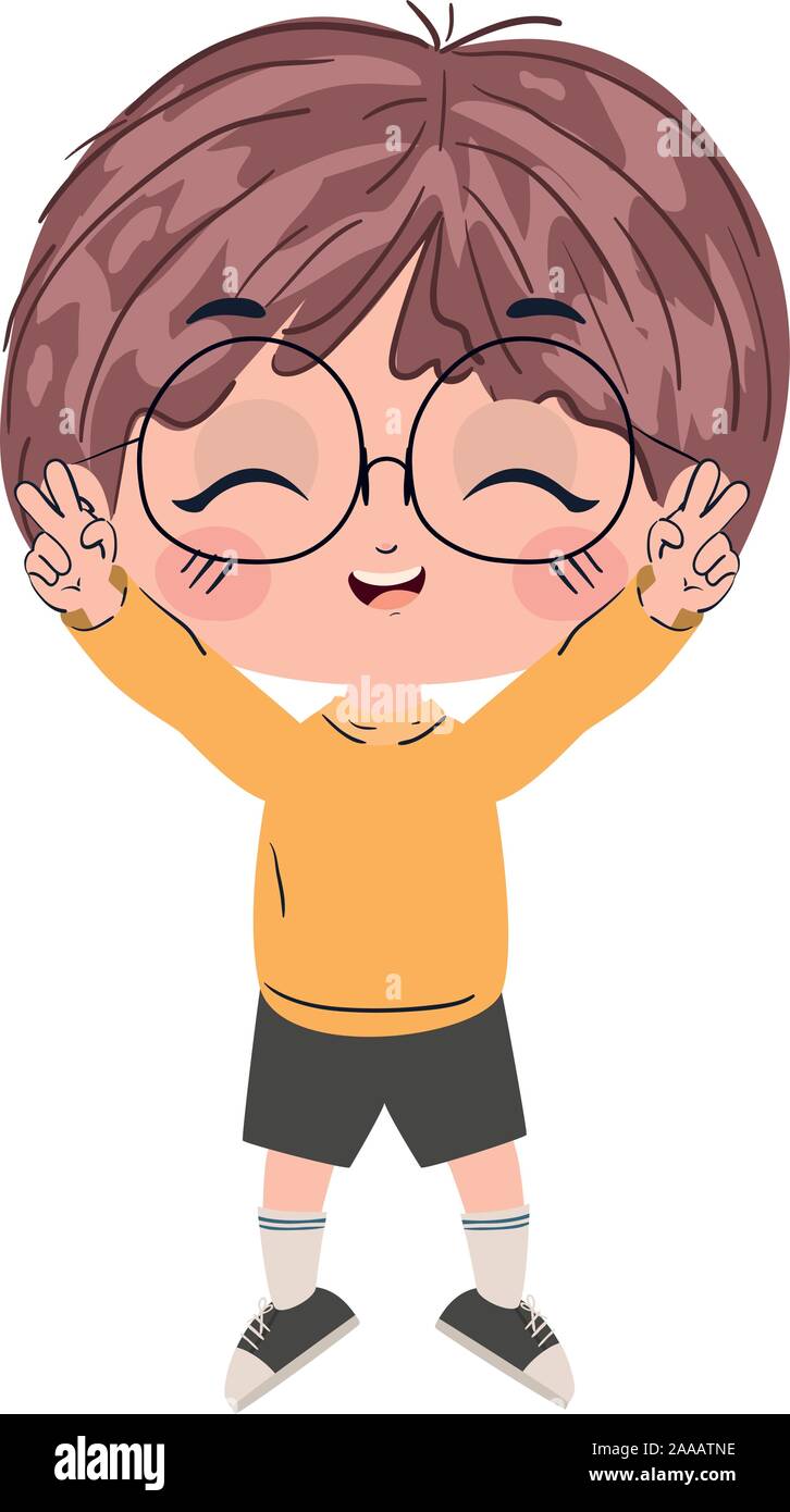 Isolated boy cartoon vector design Stock Vector Image & Art - Alamy