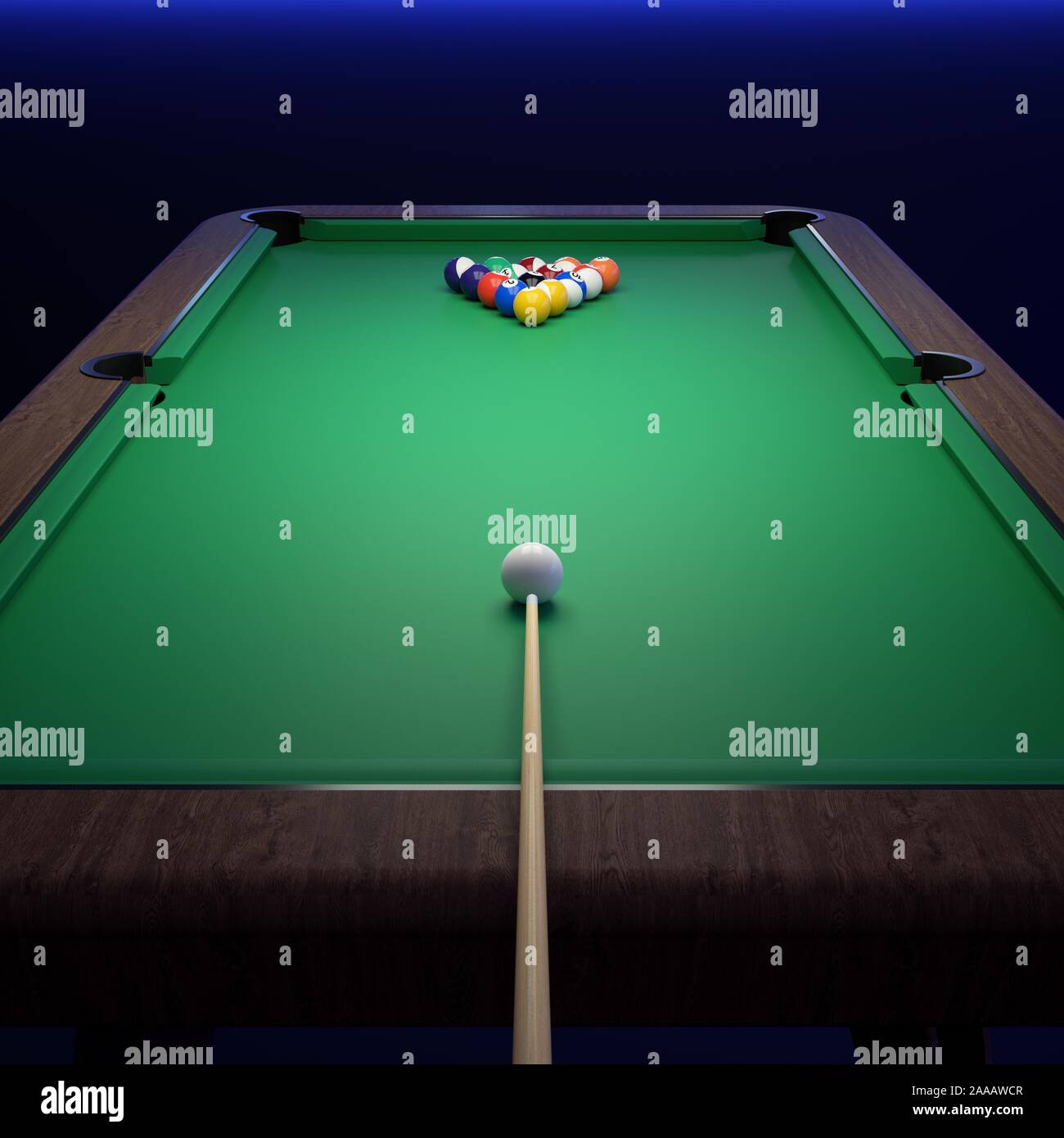 Billiards ready to play hi-res stock photography and images - Alamy
