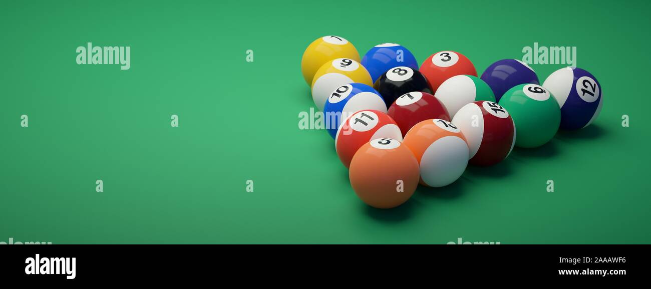 Billiard balls in full hi-res stock photography and images - Alamy