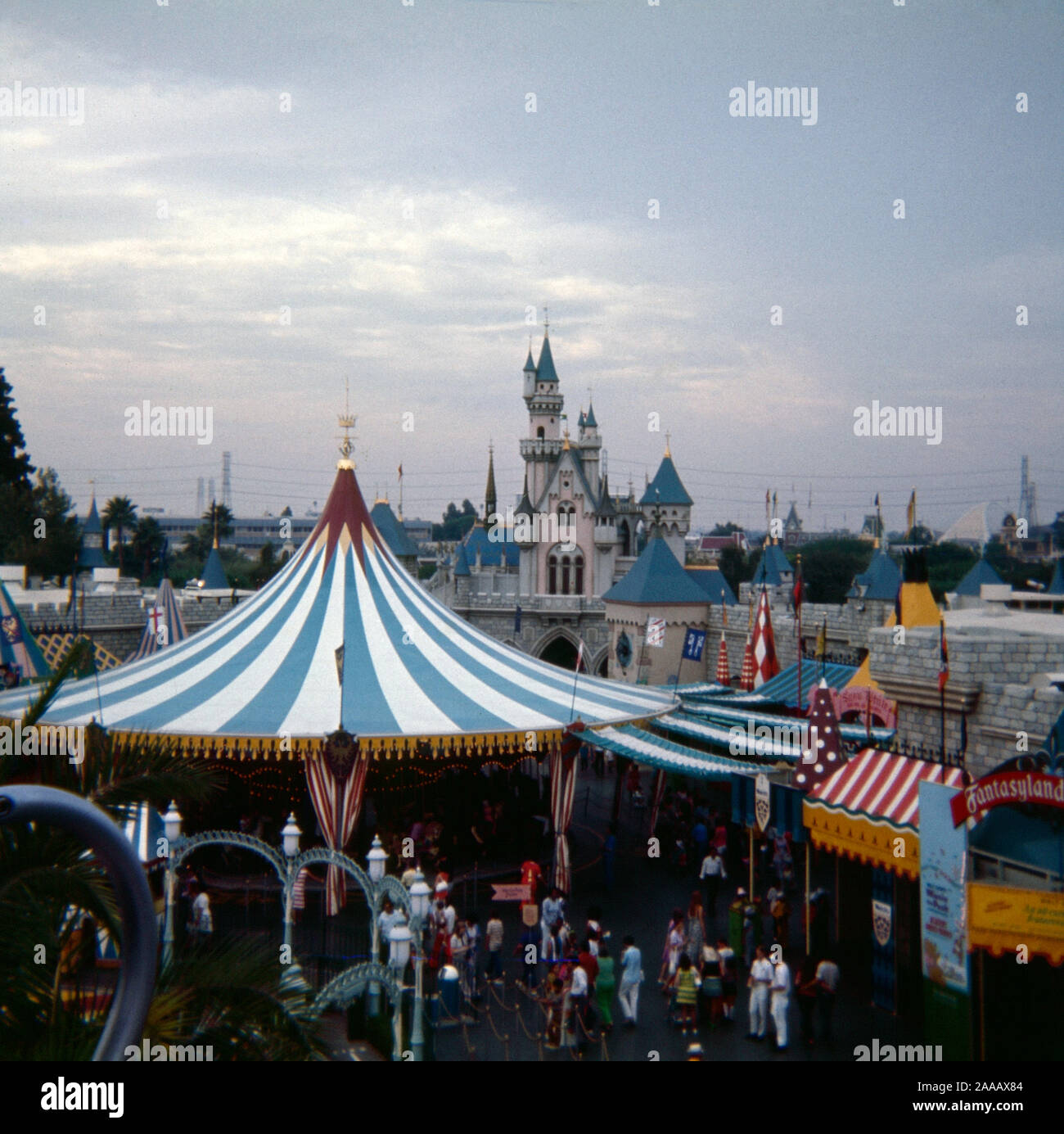 Vintage September 1972 photograph, merry-go-round and Cinderella’s ...