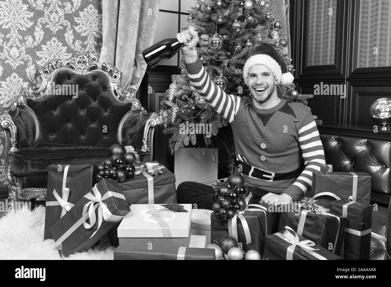 Christmas greetings 2019 Black and White Stock Photos & Images - Alamy