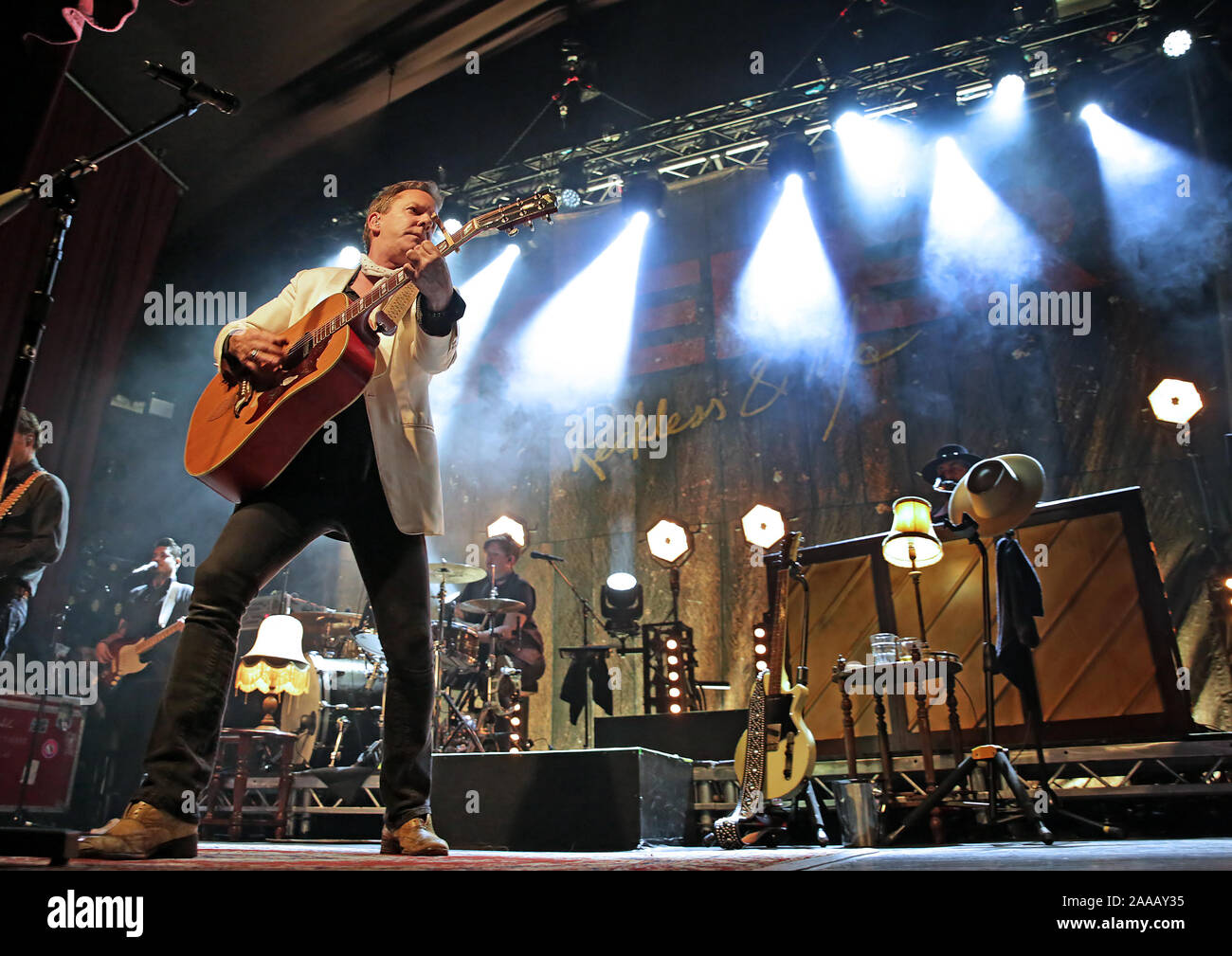 Kiefer Sutherland Performing at Manchester O2 Ritz Featuring: Kiefer ...