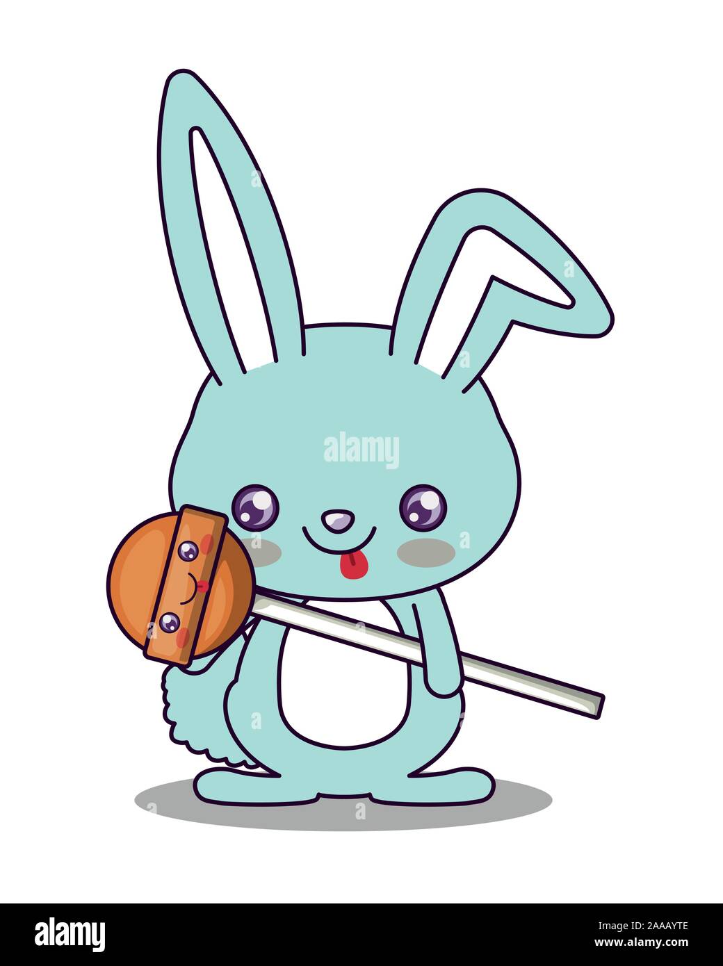 Rabbit character japan Stock Vector Images - Alamy