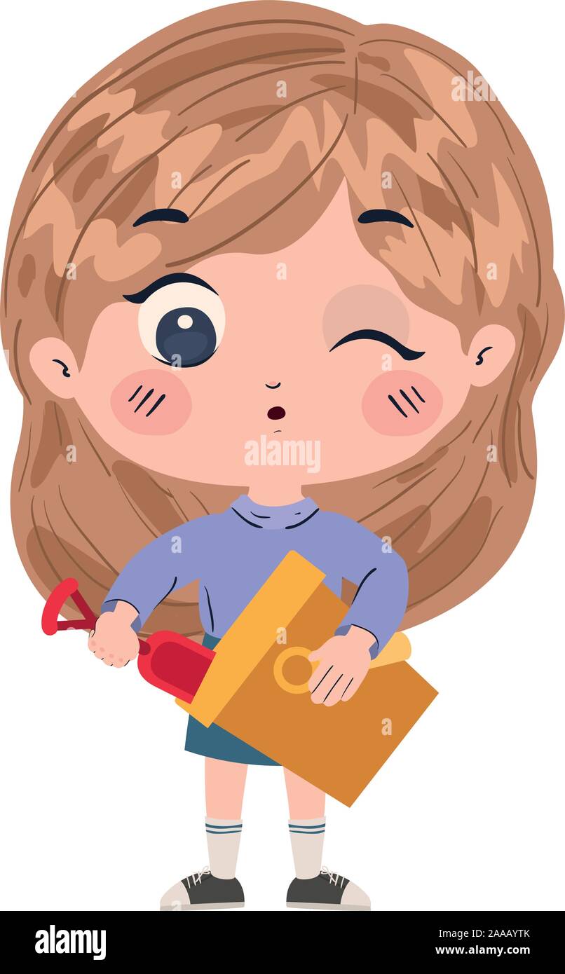 Isolated girl cartoon vector design Stock Vector Image & Art - Alamy