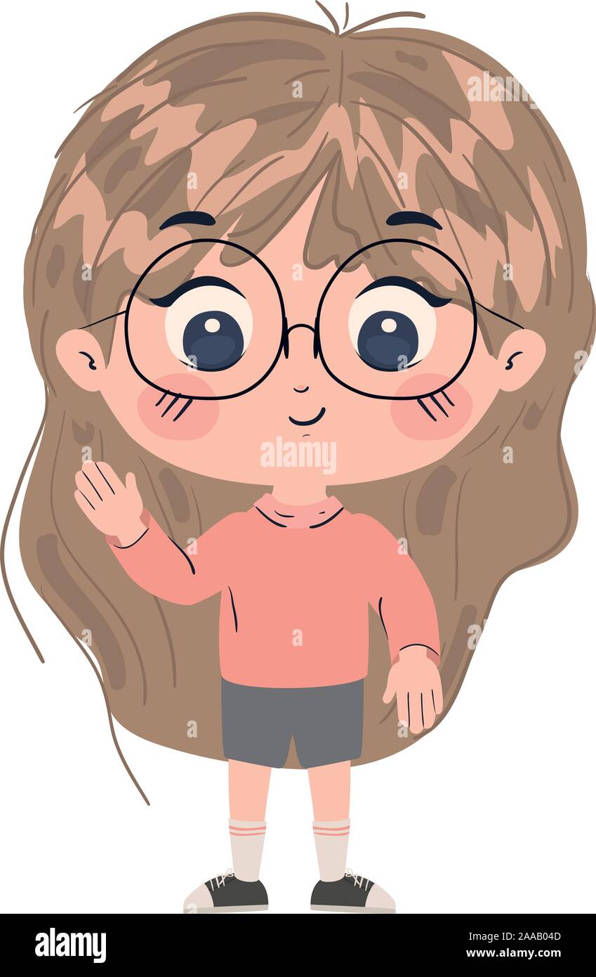 Isolated girl cartoon vector design Stock Vector Image & Art - Alamy