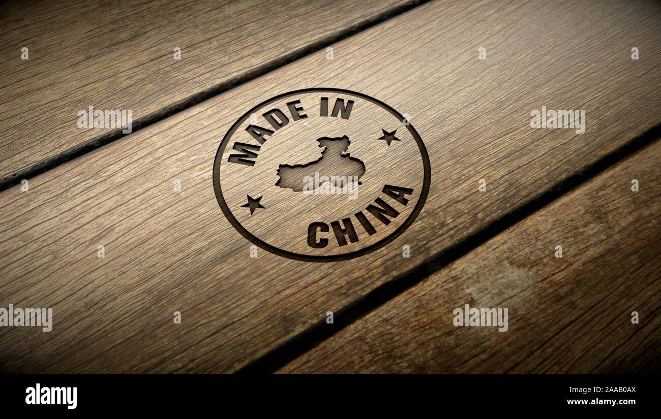 Made in china stamp hi-res stock photography and images - Alamy