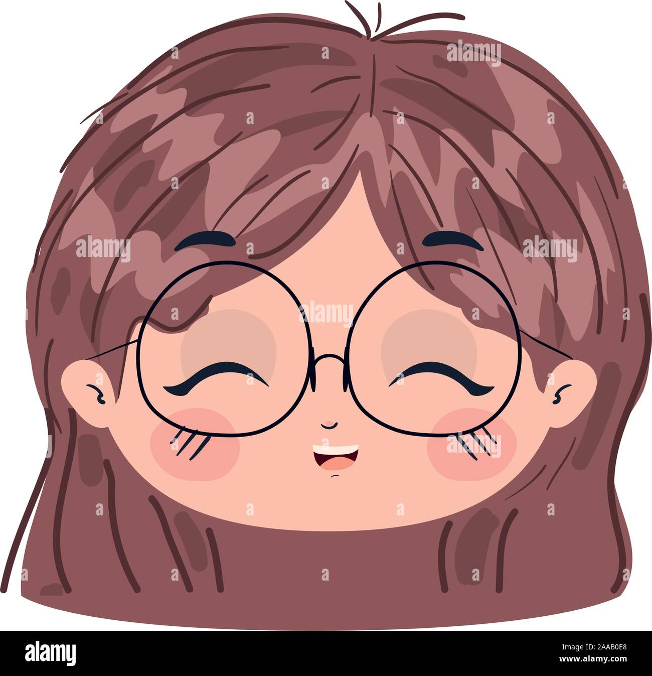 Isolated girl cartoon vector design Stock Vector Image & Art - Alamy