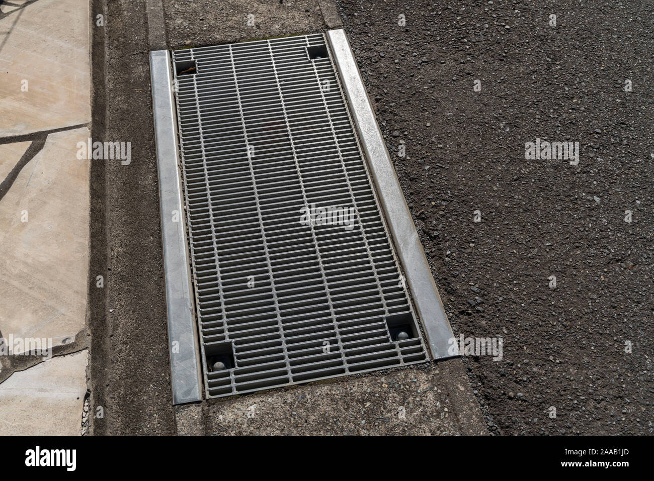 Cover of Gutter, Isehara City, Kanagawa Prefecture, Japan Stock Photo ...