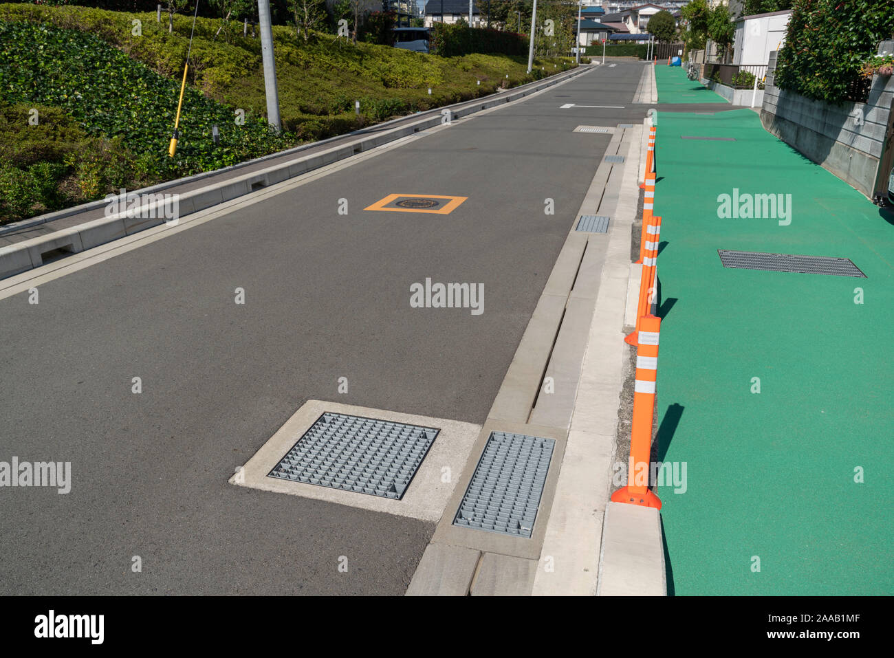 Cover of Gutter, Isehara City, Kanagawa Prefecture, Japan Stock Photo ...