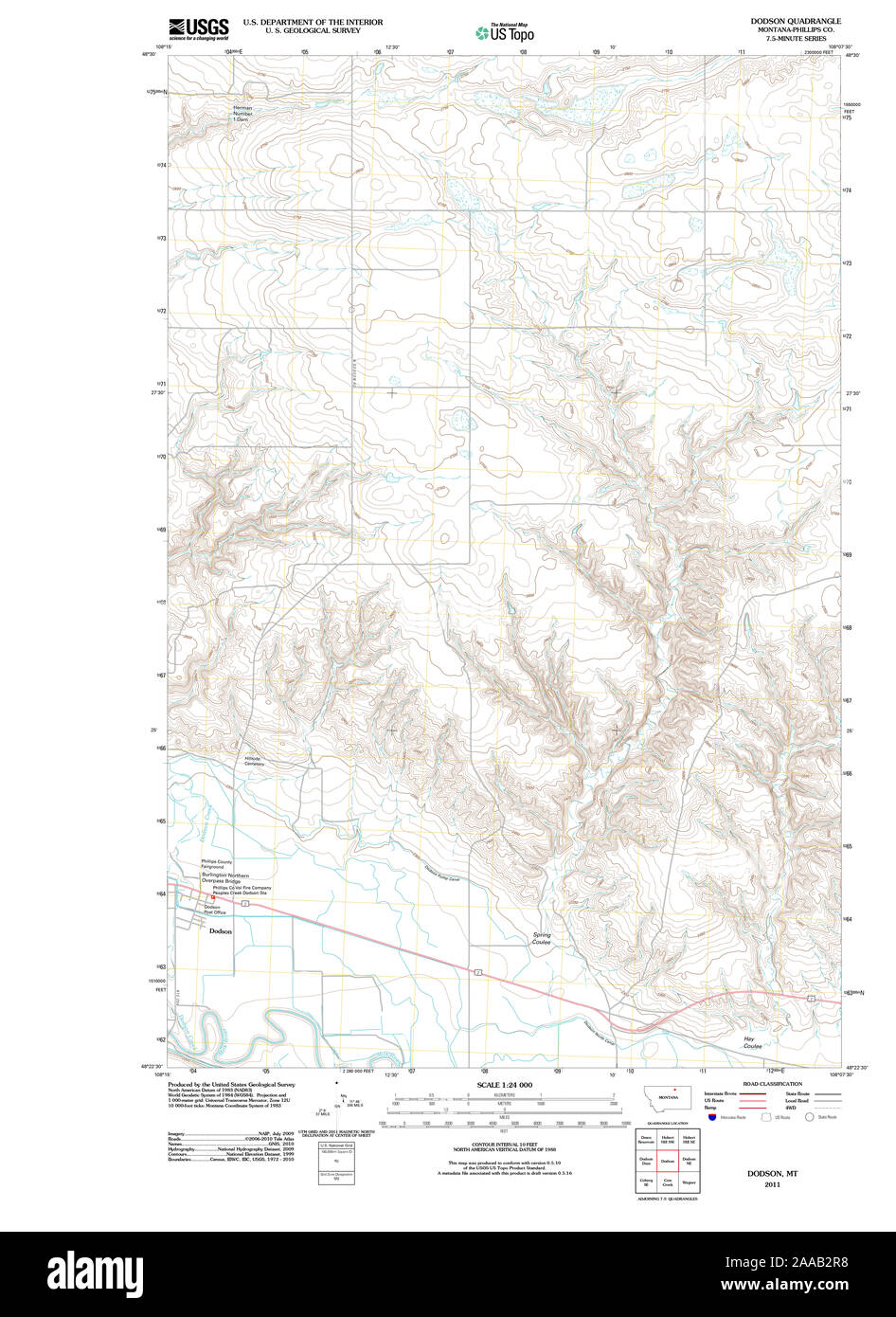 Dodson montana map Cut Out Stock Images & Pictures - Alamy