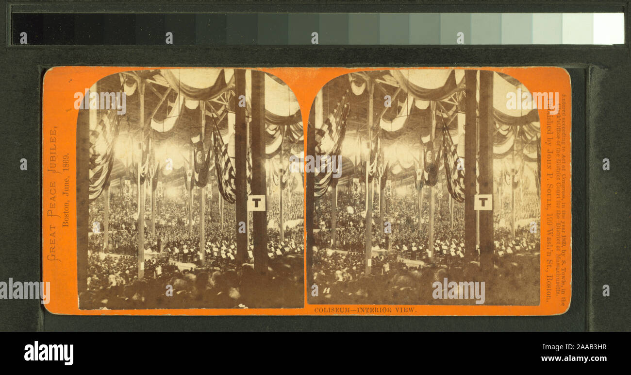 Coliseum--interior view.; Coliseum--interior view Stock Photo - Alamy