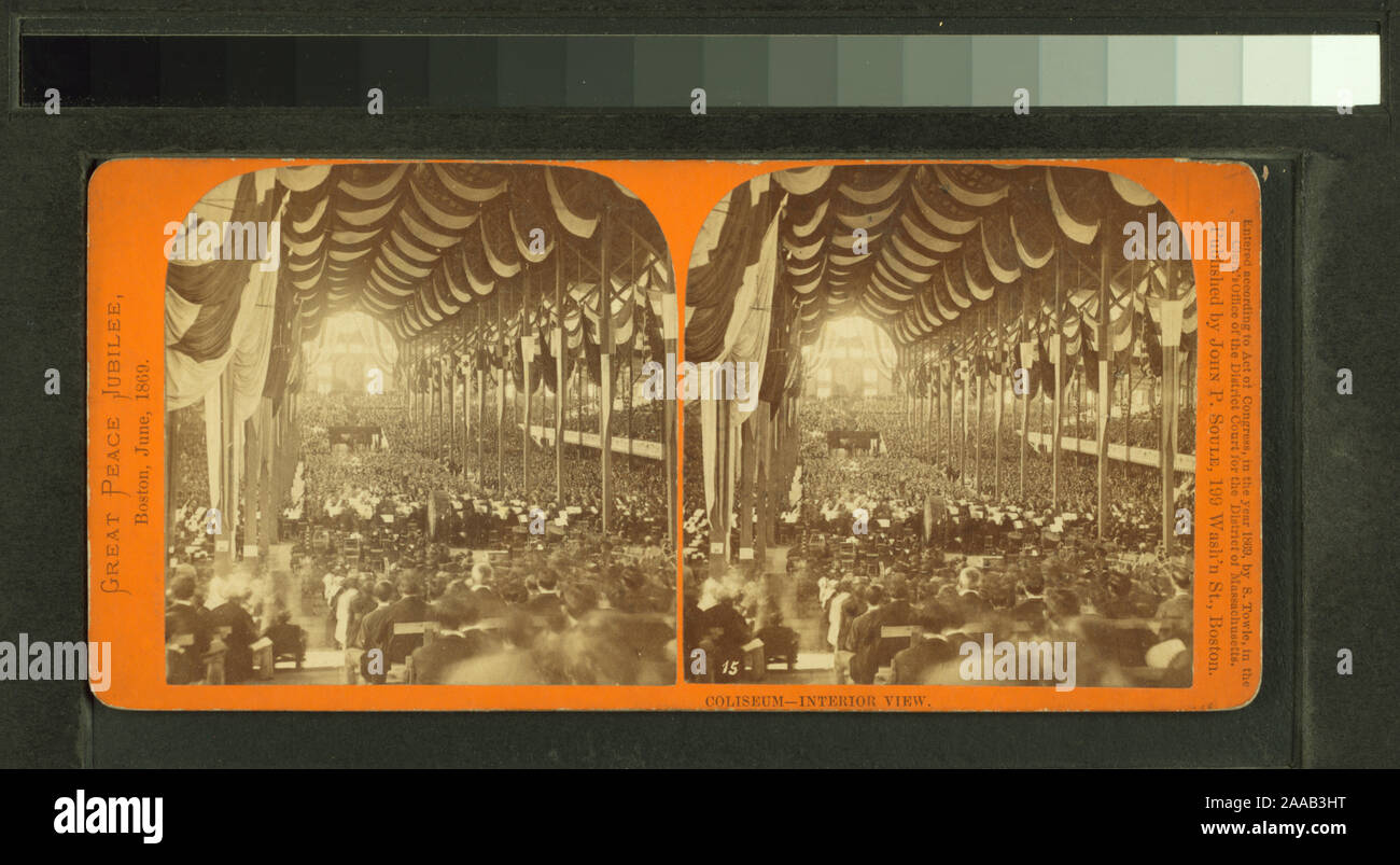 Coliseum--interior view.; Coliseum--interior view Stock Photo - Alamy