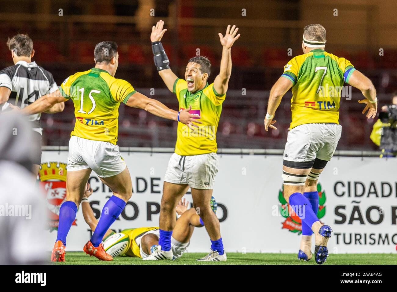 SÃO PAULO, SP - 20.11.2019: BRASIL X BARBARIAN FC - The Brazilian rugby ...