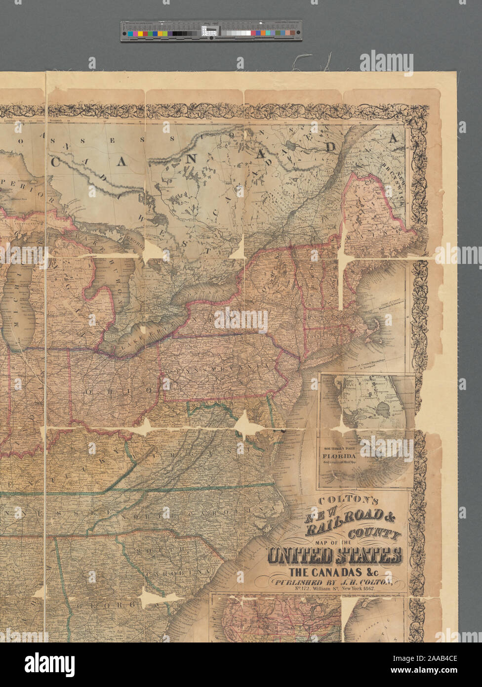 Relief shown by hachures and spot heights. For Canada, covers southern ...