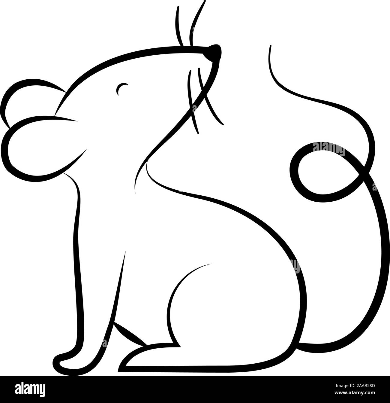 Isolated mouse cartoon vector design Stock Vector Image & Art - Alamy