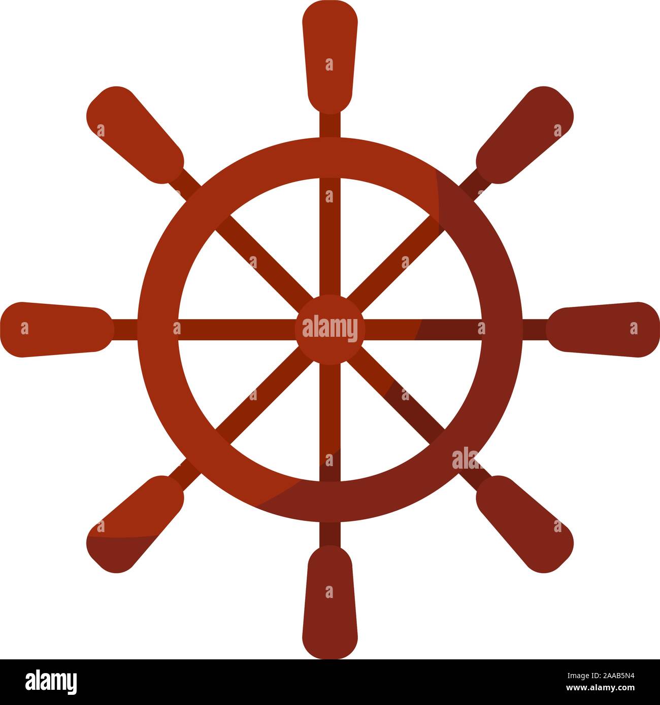Isolated ship helm icon vector design Stock Vector Image & Art - Alamy