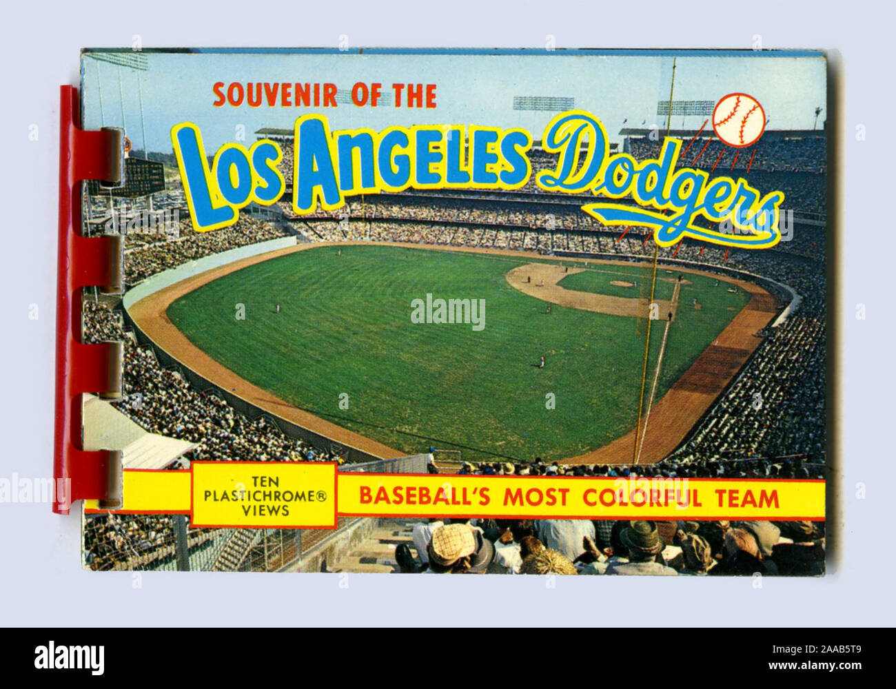 Small souvenir booklet of postcard images featuring star players of the ...