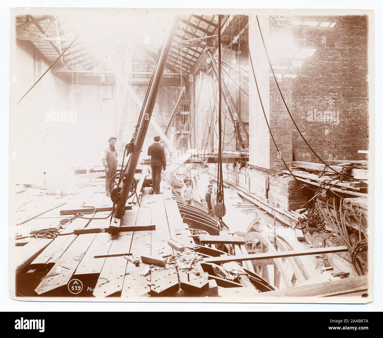 Construction of a vault.; Construction of a vault Stock Photo - Alamy