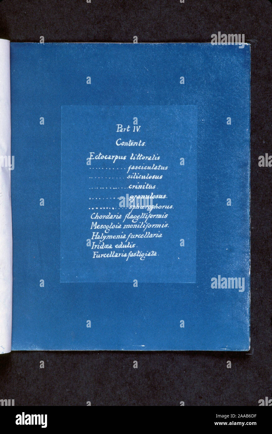 Contents list.; Contents list Stock Photo - Alamy