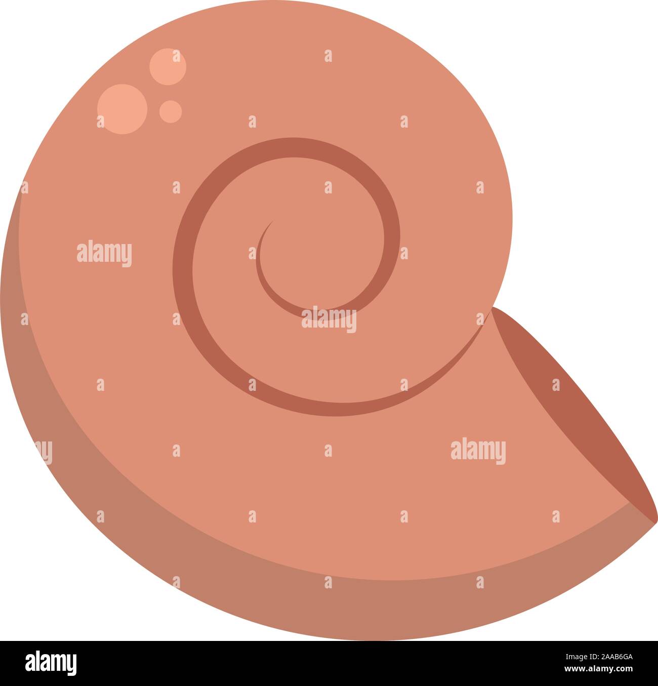 Isolated sea shelf vector design Stock Vector Image & Art - Alamy