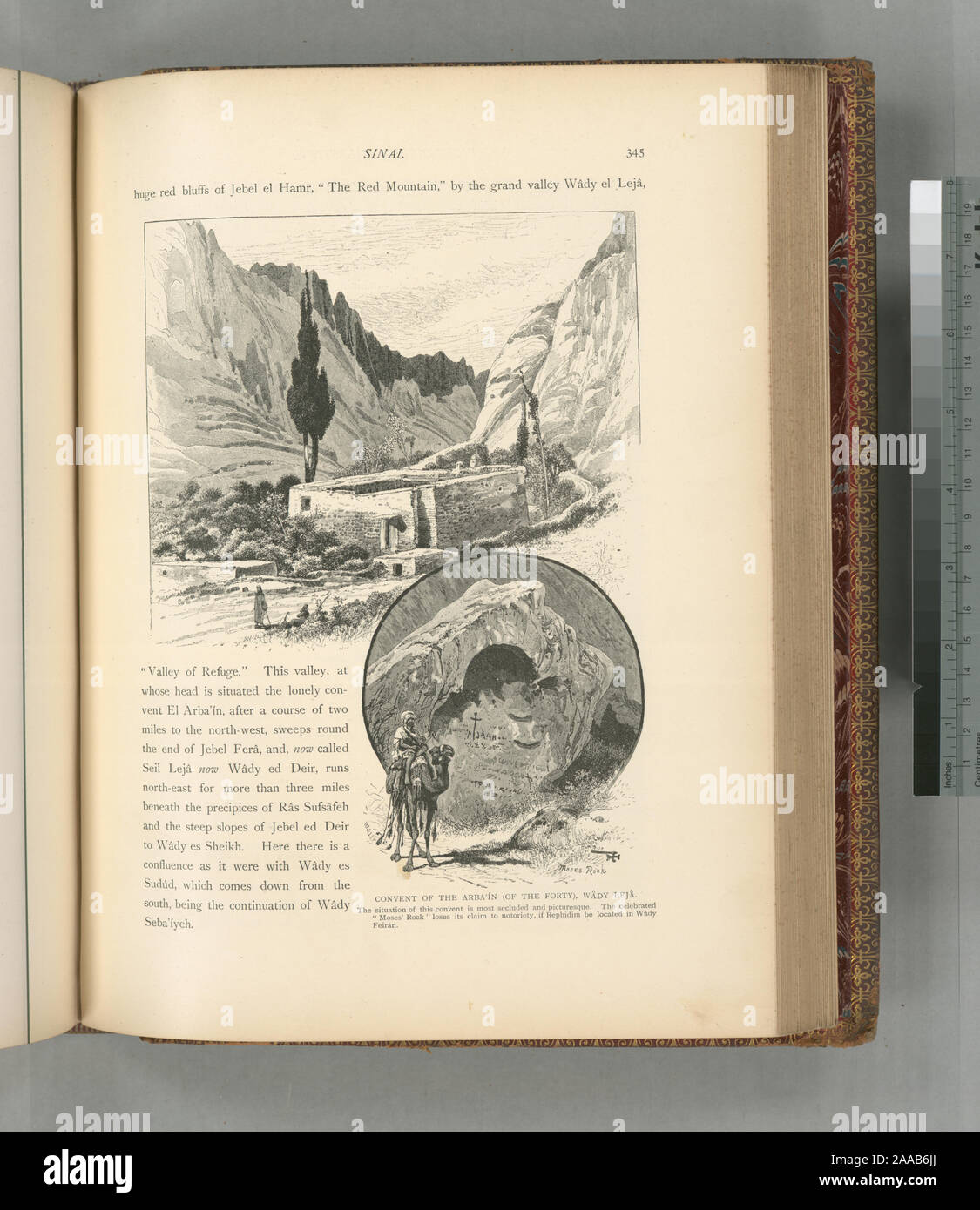 Colonel Wilson, ed.; Convent of the Arba'in (of the forty), Wâdy Lejâ ...